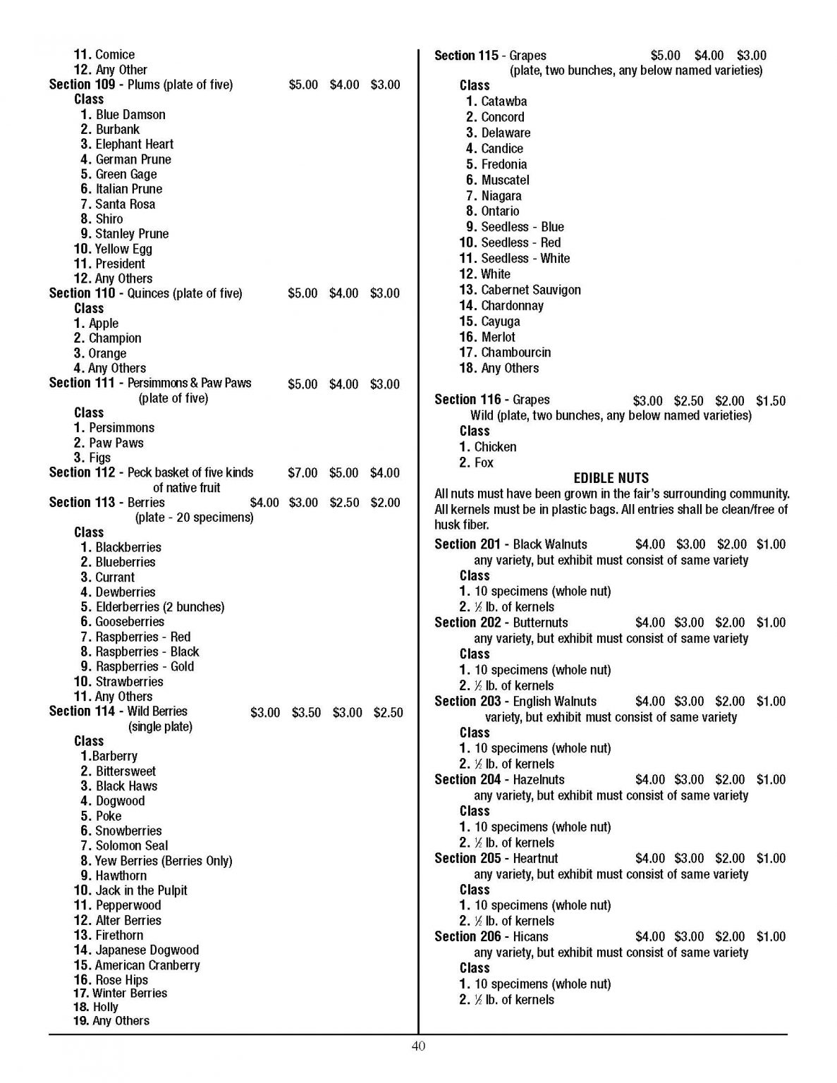 Departments - Oley Fair