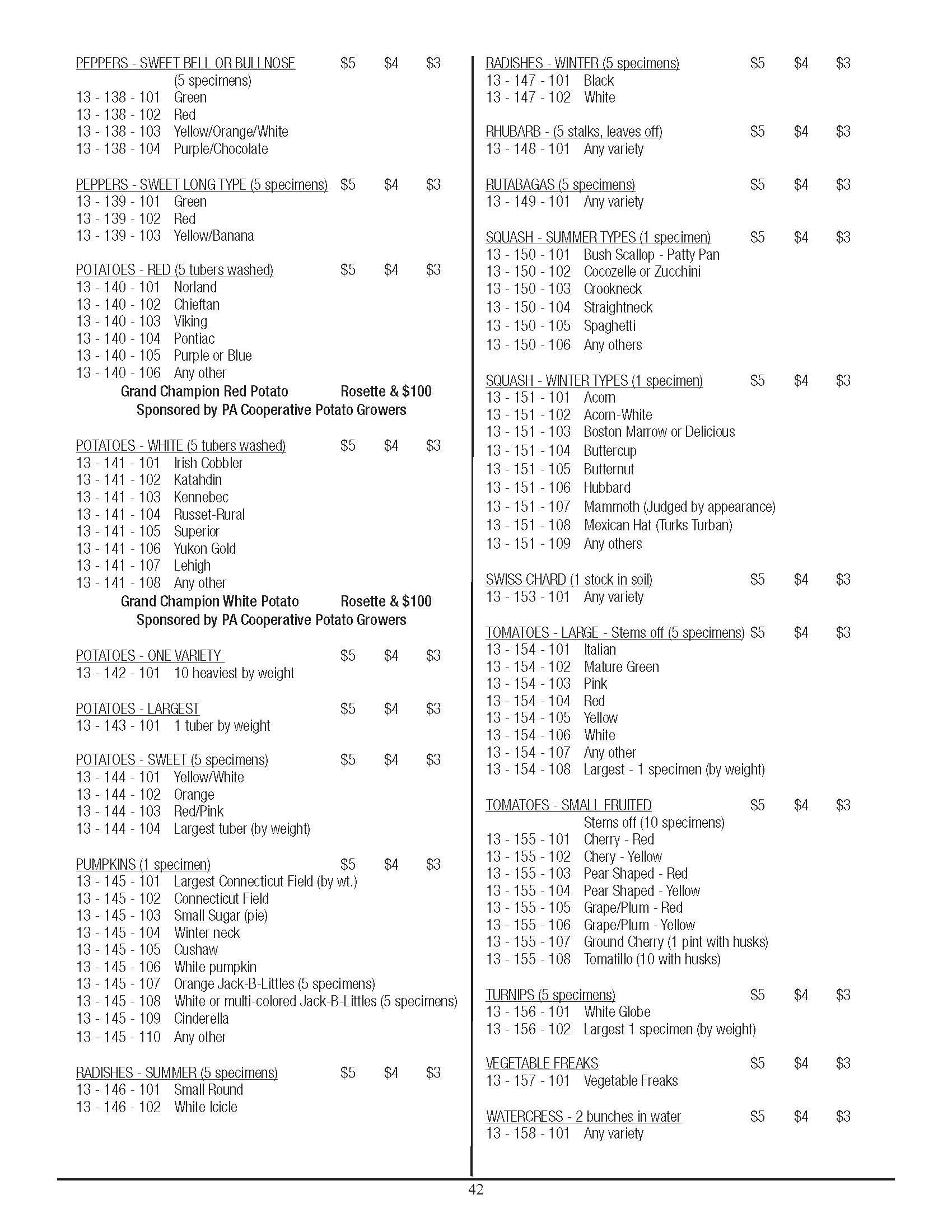 Departments - Oley Fair
