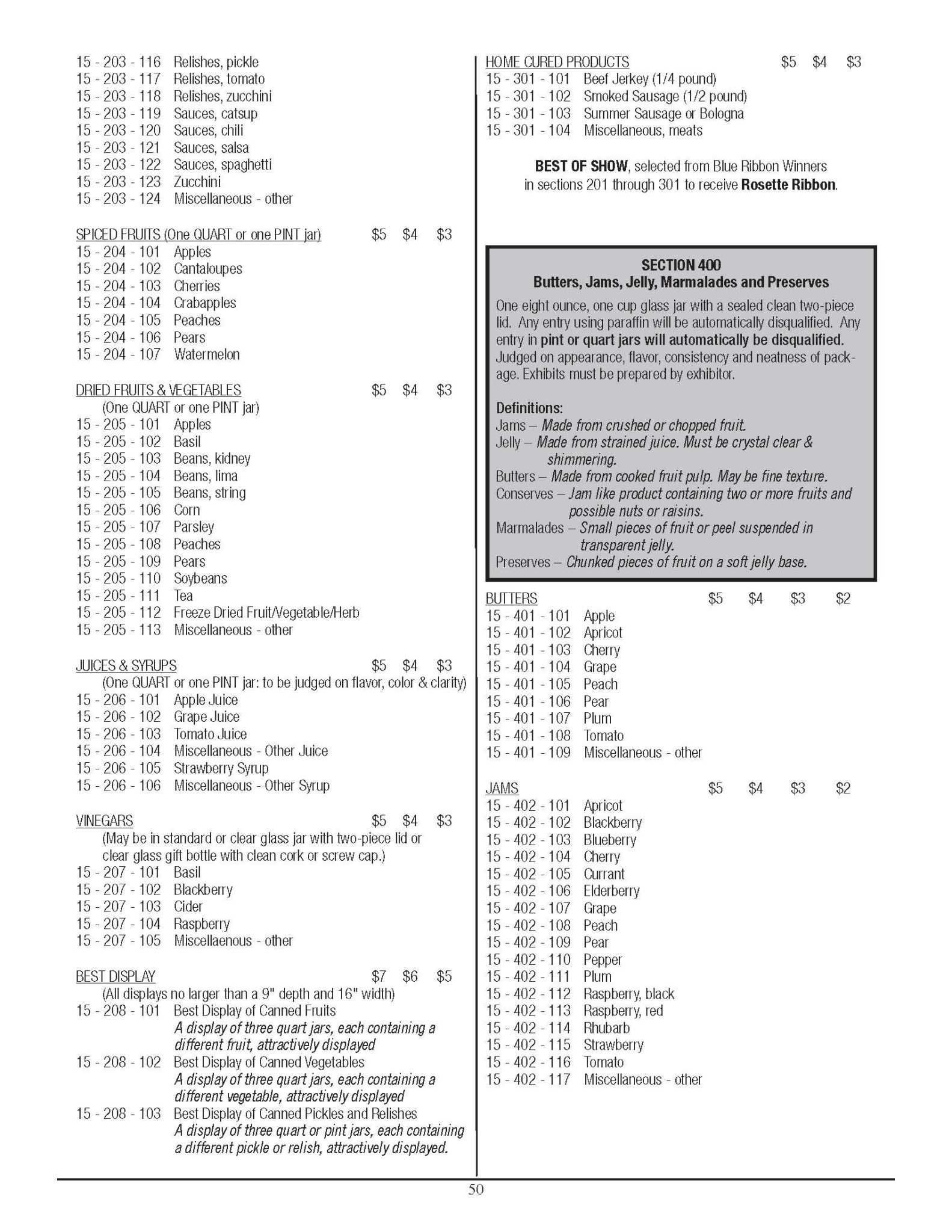 Departments - Oley Fair